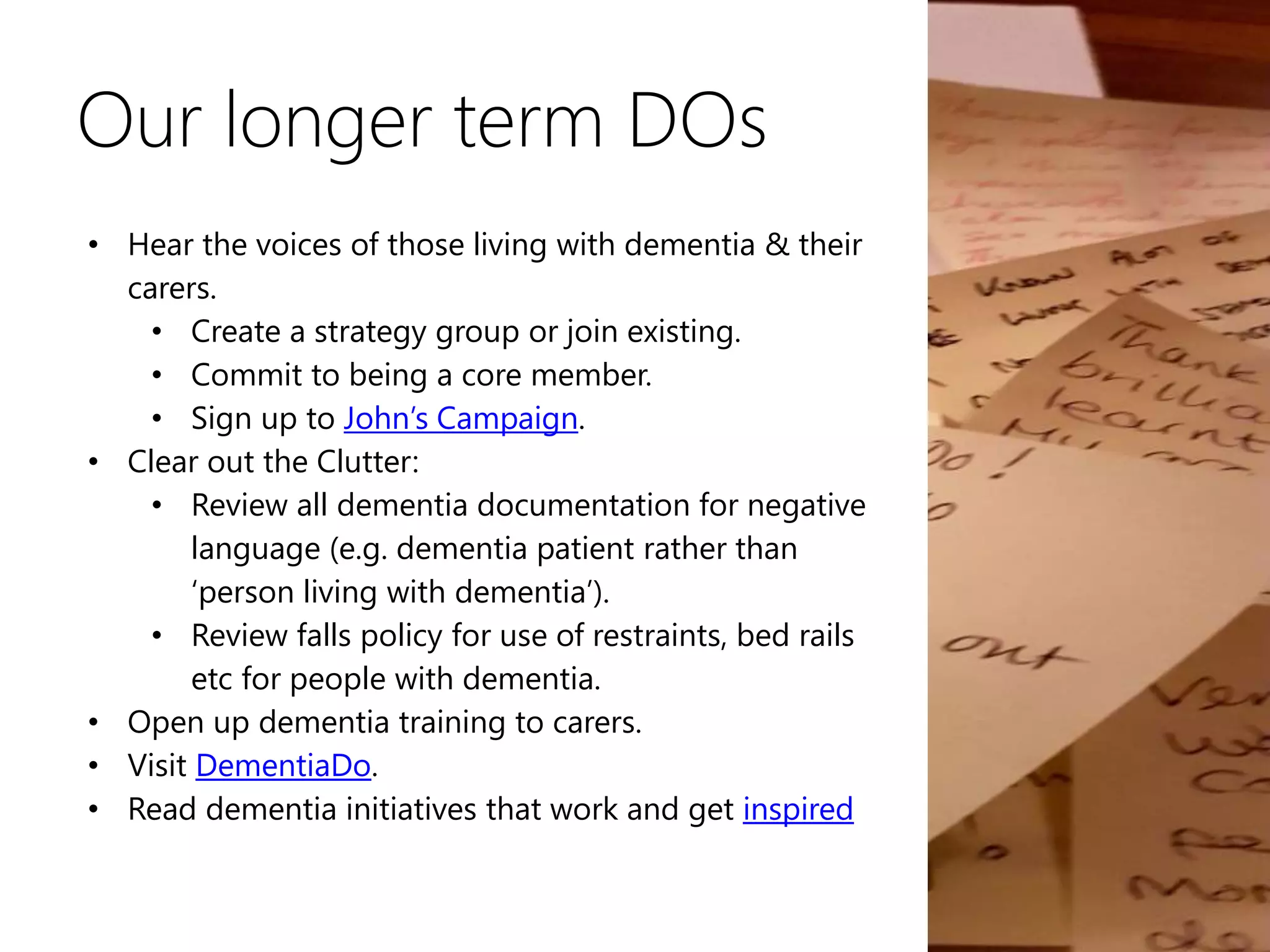 Doathon report dementia | PPT