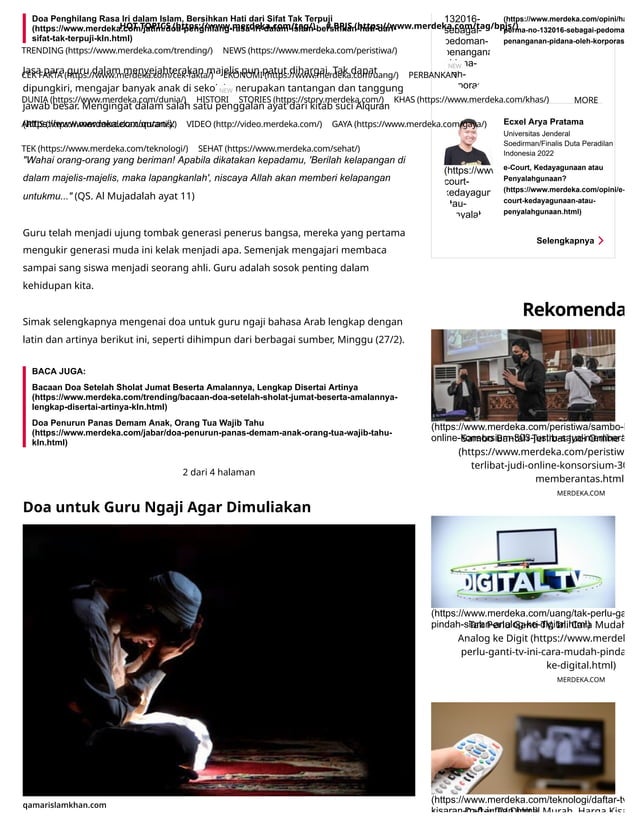 Doa untuk Guru Ngaji Bahasa Arab Lengkap dengan Latin dan Artinya _ merdeka.com.pdf