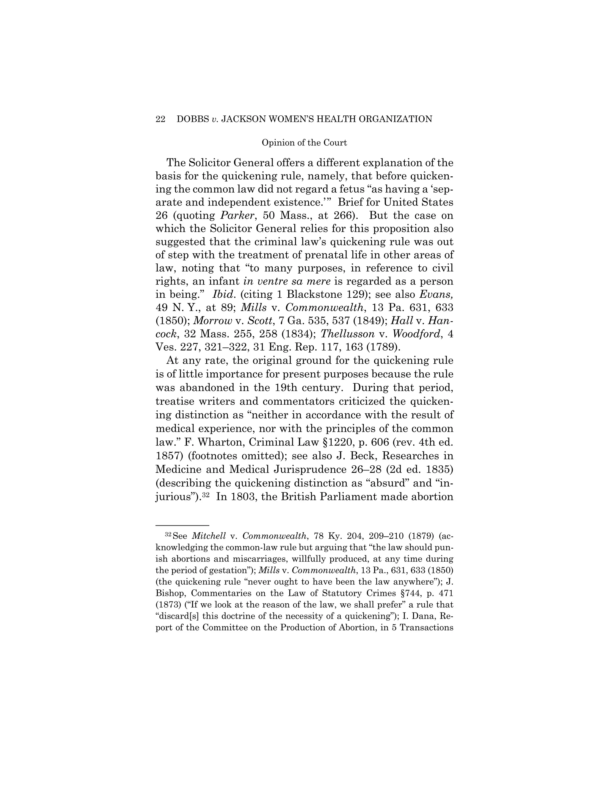 Dobbs vs. Jackson Women's Health Organization | PDF | Reproductive Health | Diseases and Conditions