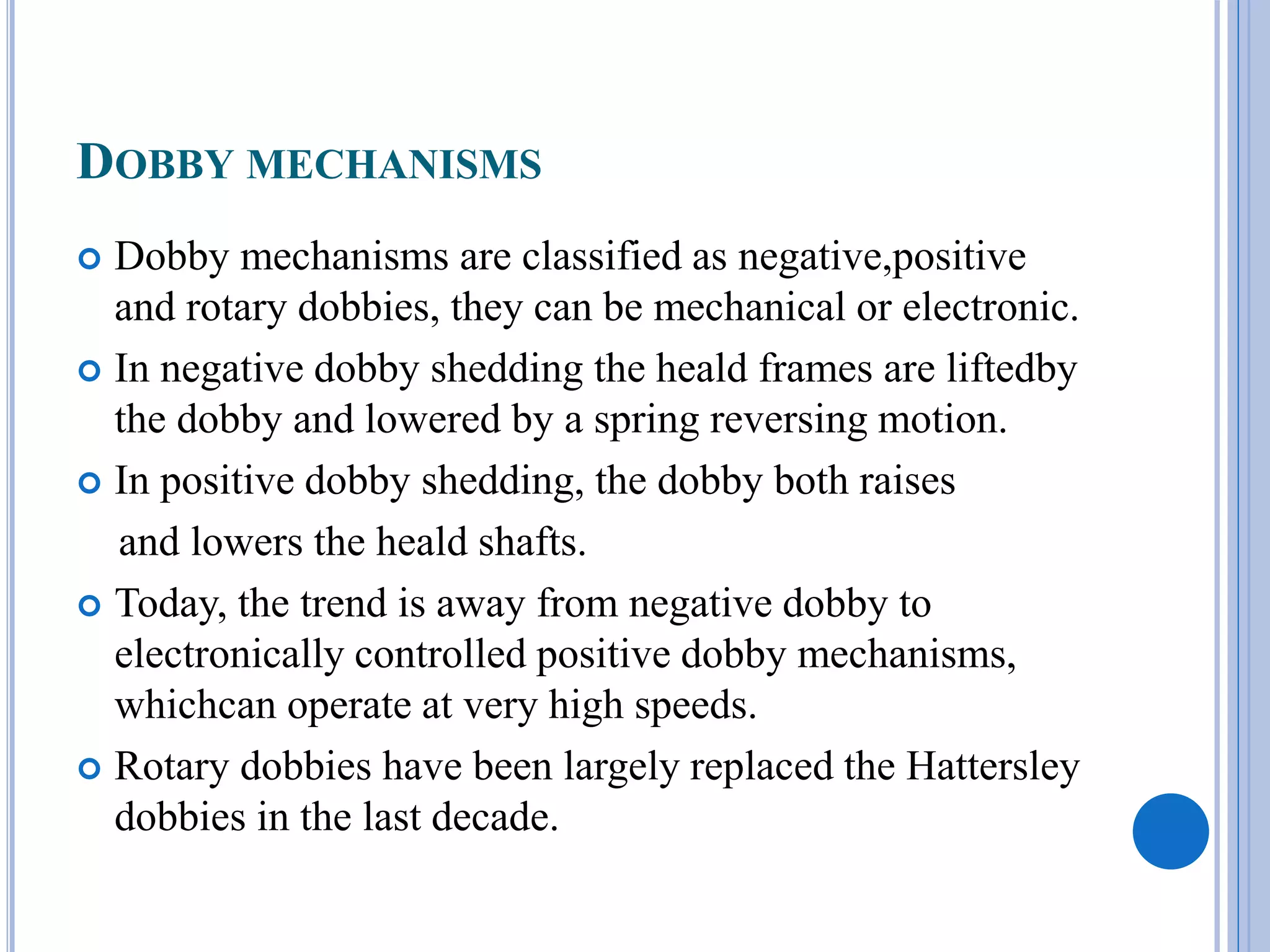 Keighley Dobby (negative- double lift) | PPTX