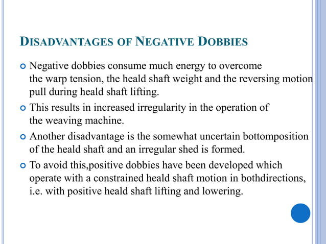 Keighley Dobby (negative- double lift) | PPTX | Needlework | Arts and ...