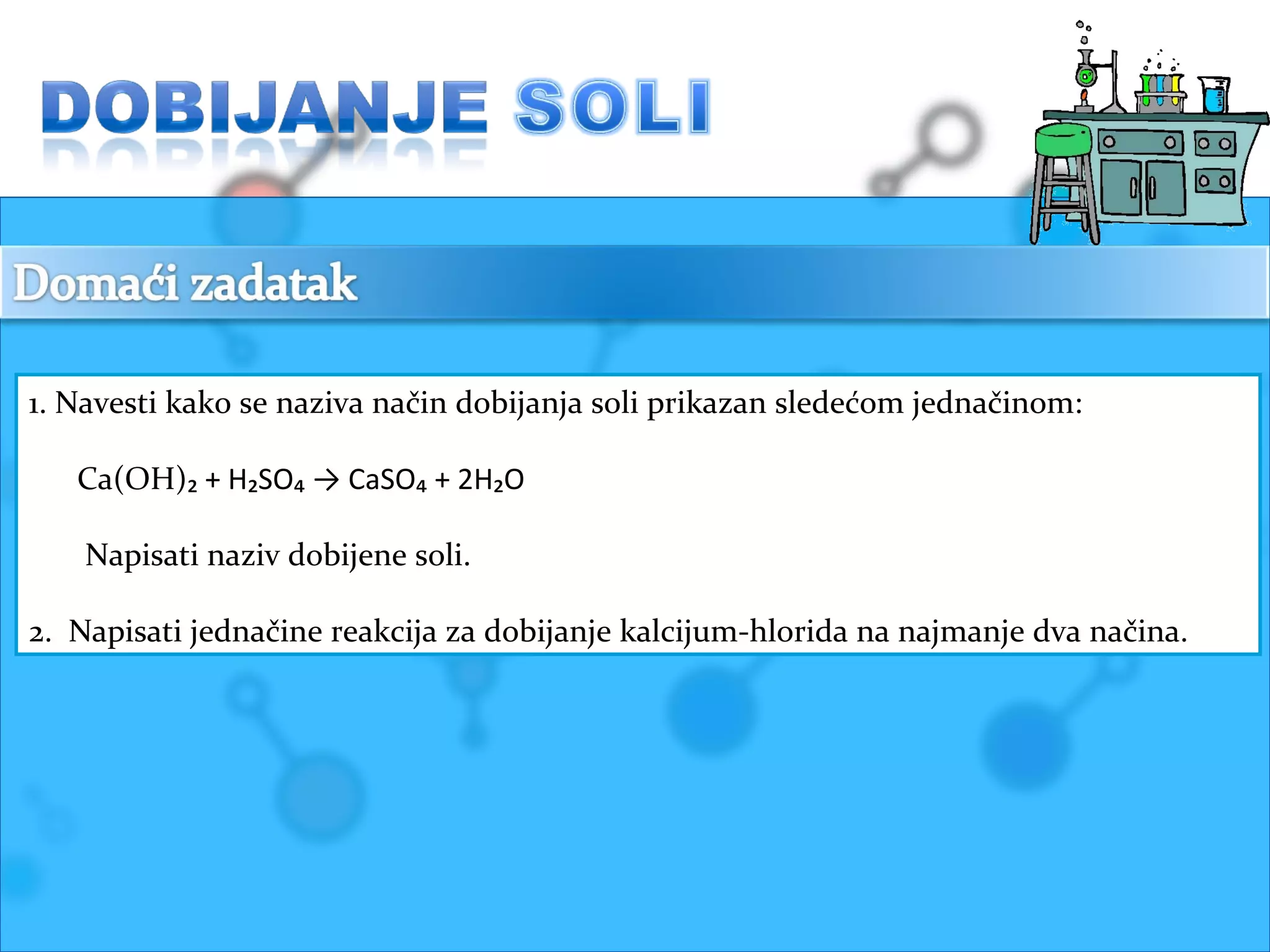 Dobijanje soli | PPT