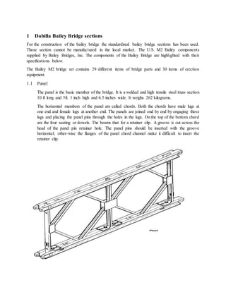 Dobilla bailey bridge sections | PDF