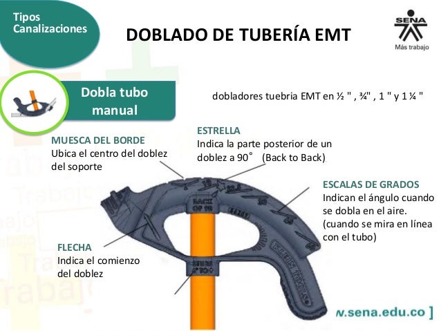 Doblado tubería EMT