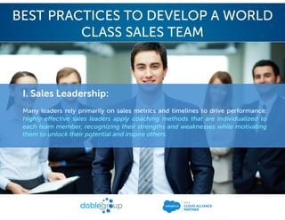 Webinar: Build a World Class Sales Team | PDF