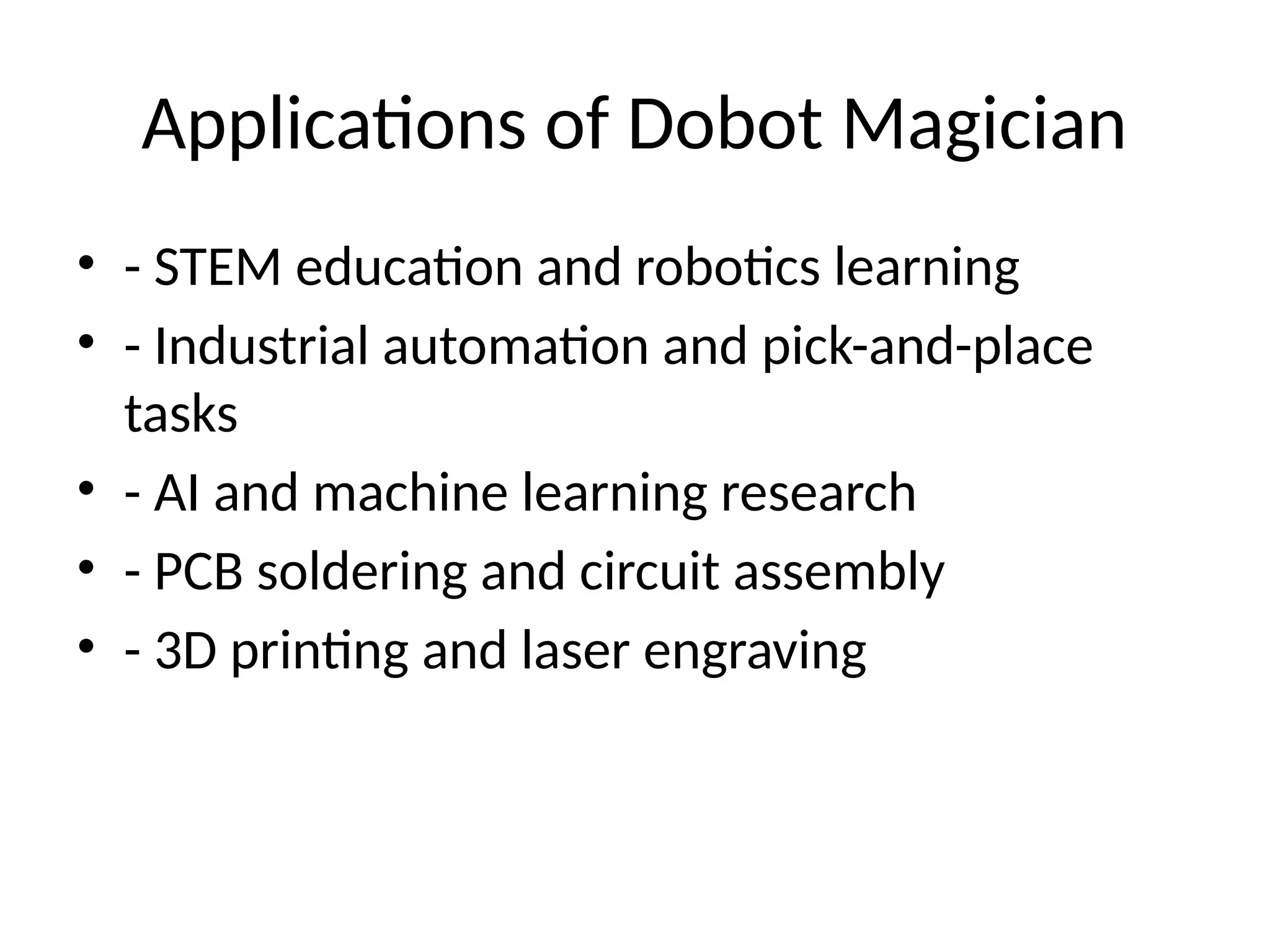 Robotics Dobot_Magician_Presentation .pptx