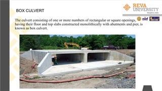 SEMINAR PRESENTATION ON BOX CULVERTS | PPTX