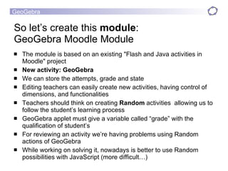 Geogebra Moodle Module How To Embed Geogebra Files Into Moodle And