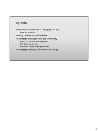 PowerShell Tipps & Tricks im Configuration Manager | PPT