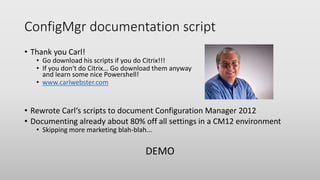PowerShell Tipps & Tricks im Configuration Manager | PPT