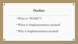 Mash requirement | PDF