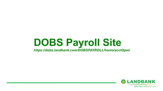 DOBS CORPORATE PAYROLL FACILITY-FRONT-END_CPF PRESENTATION.pptx