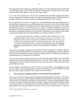 Do building permits affect title to real estate? | PDF