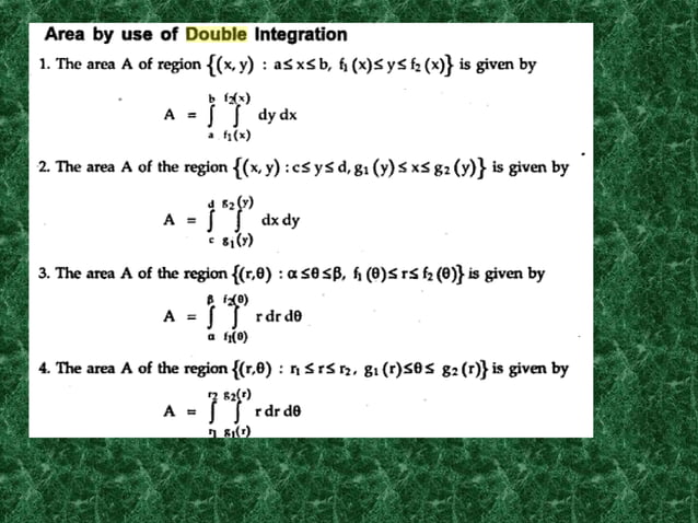 Dobule and triple integral | PPT