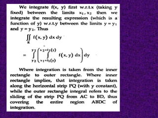 Dobule and triple integral | PPT