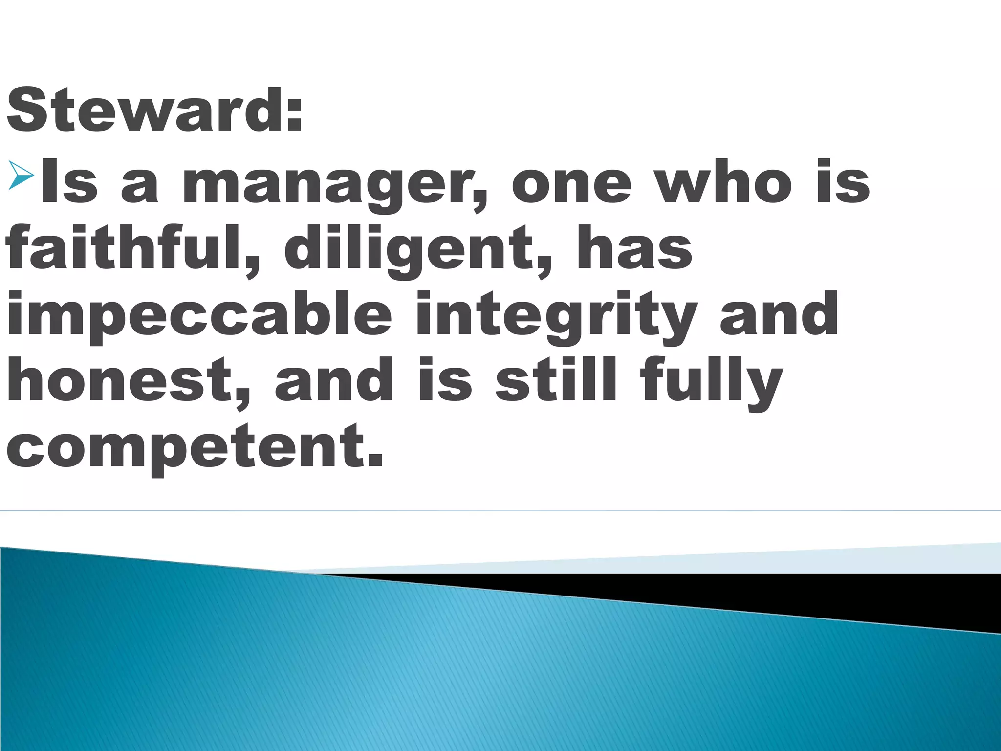 The 6 Ps of Stewardship | PPT