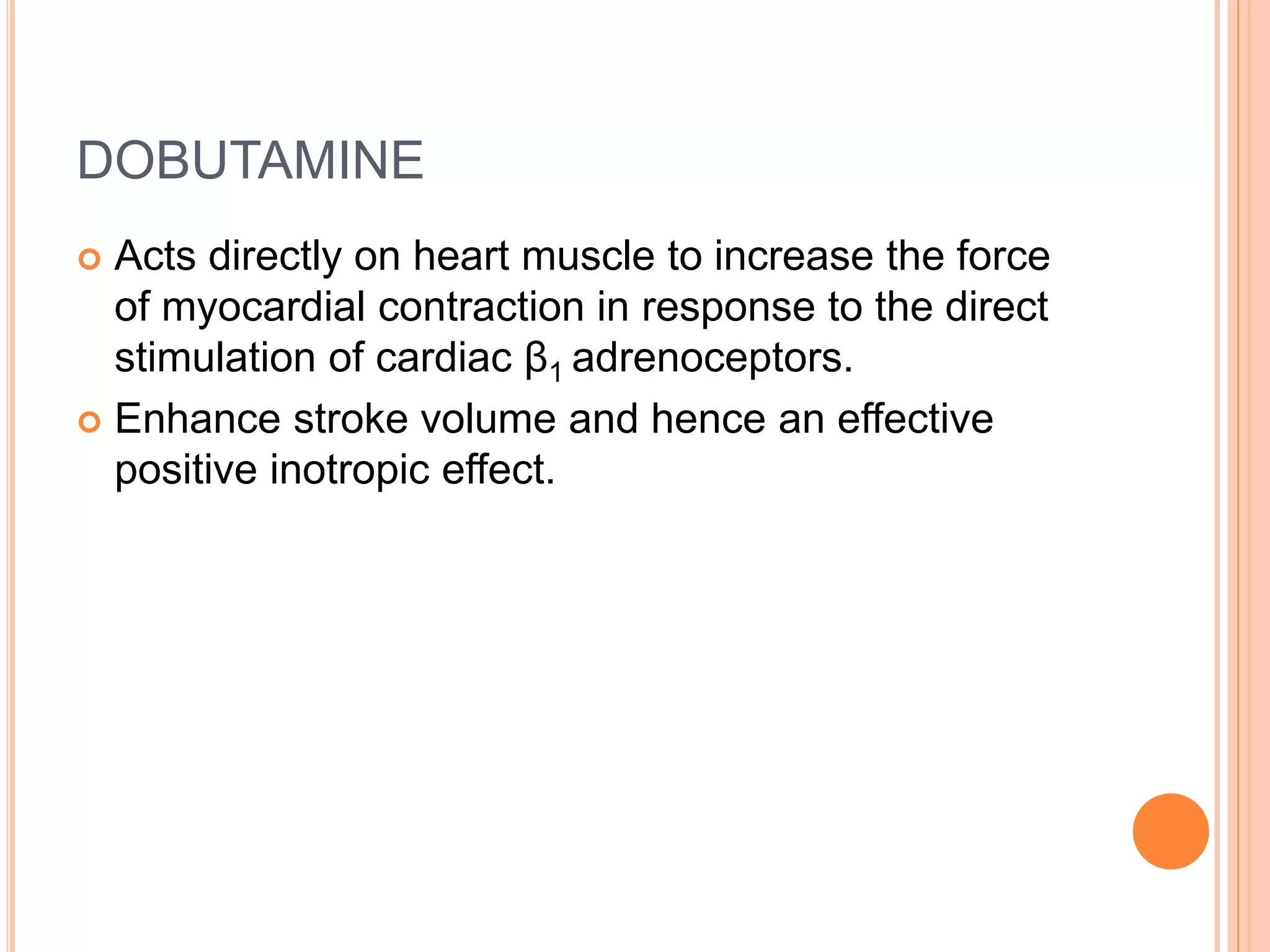 Dobutamine | PPTX