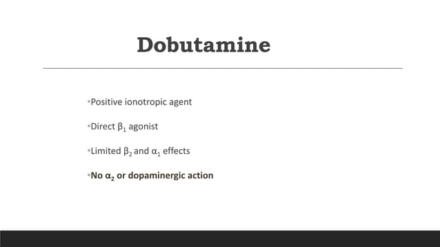 Dobutamine - physiology and pharmacology | PPTX | Heart and Cardiovascular Diseases | Diseases ...