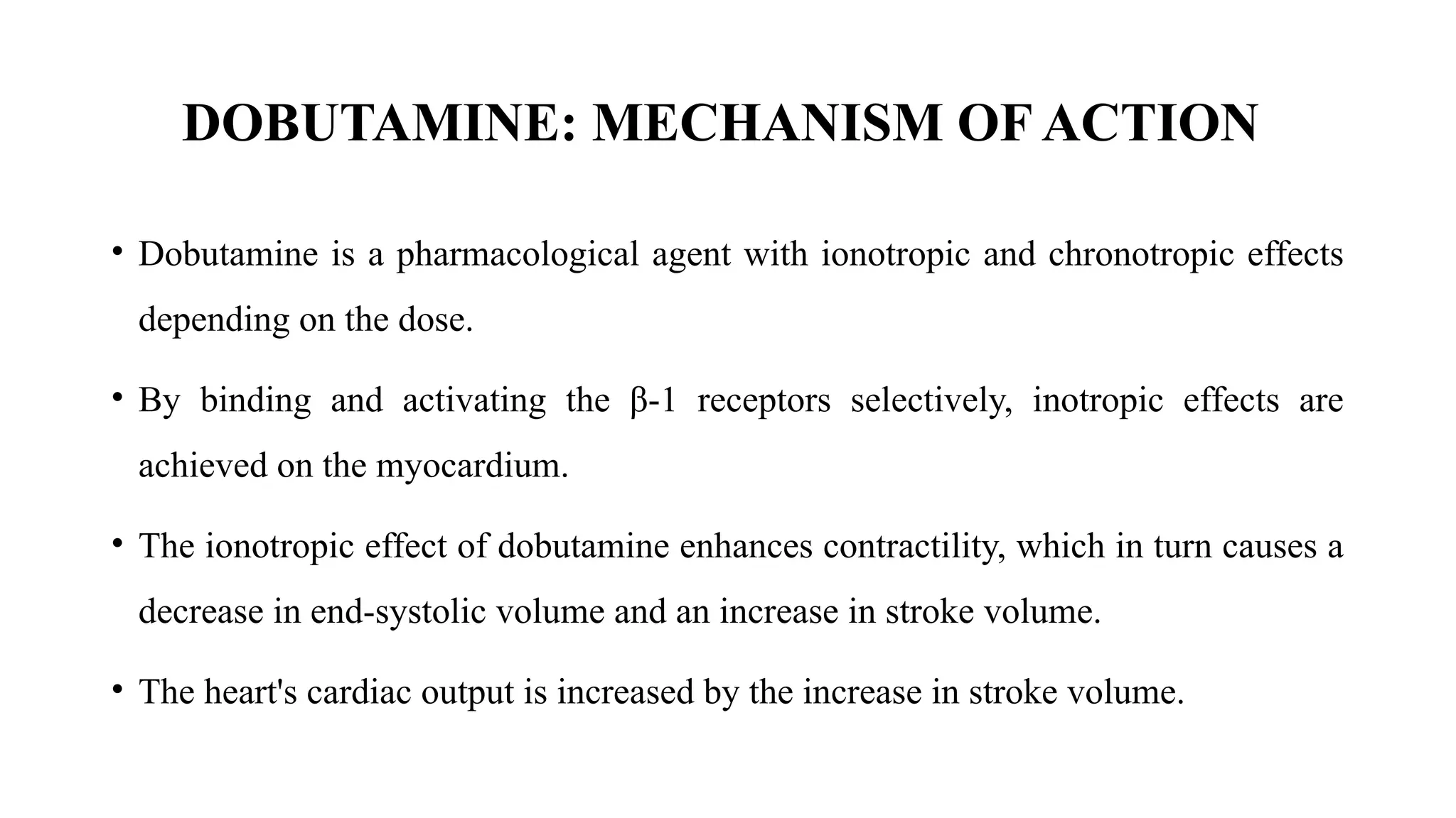 DOBUTAMINE Cardiac arrhythmia treatment.pptx