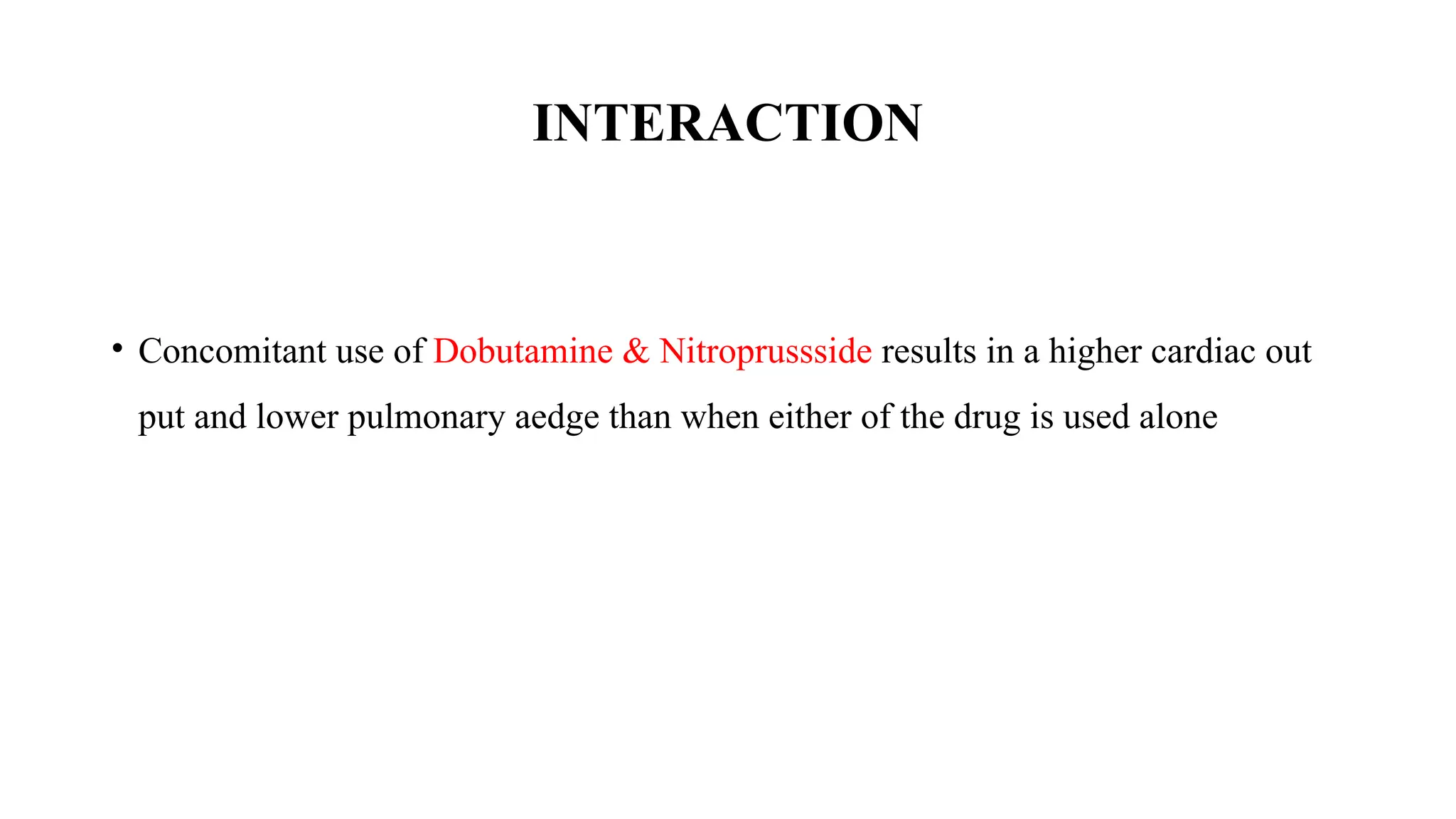 DOBUTAMINE Cardiac arrhythmia treatment.pptx
