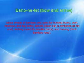 different kinds of indigenous | PPTX | Women\'s Clothing | Women\'s Fashion