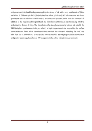 light emitting polymer documentation | DOCX