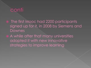 MOOC presentation | PPT