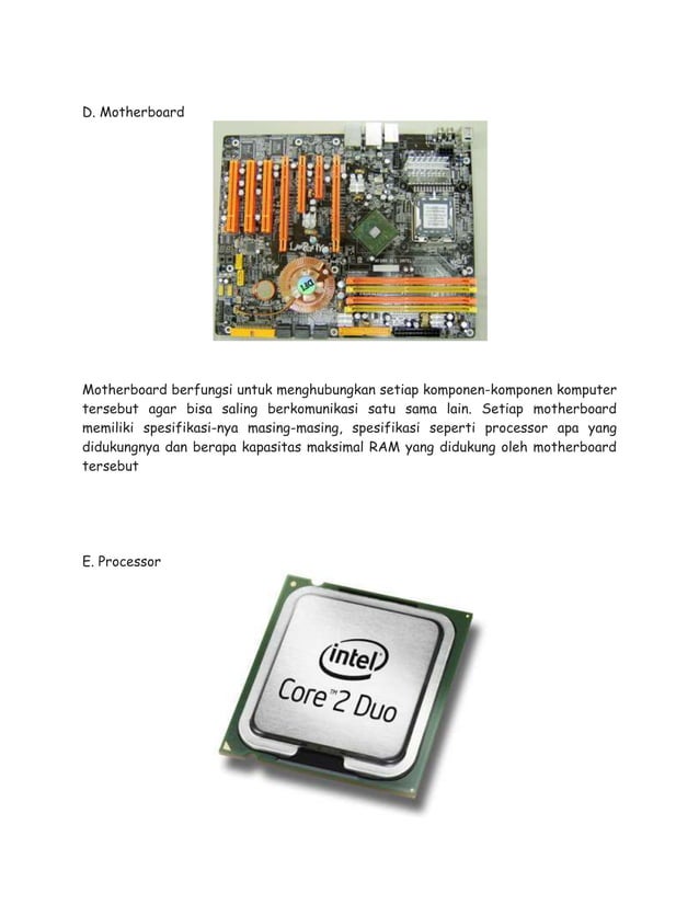 bagaian-bagian komputer | DOCX
