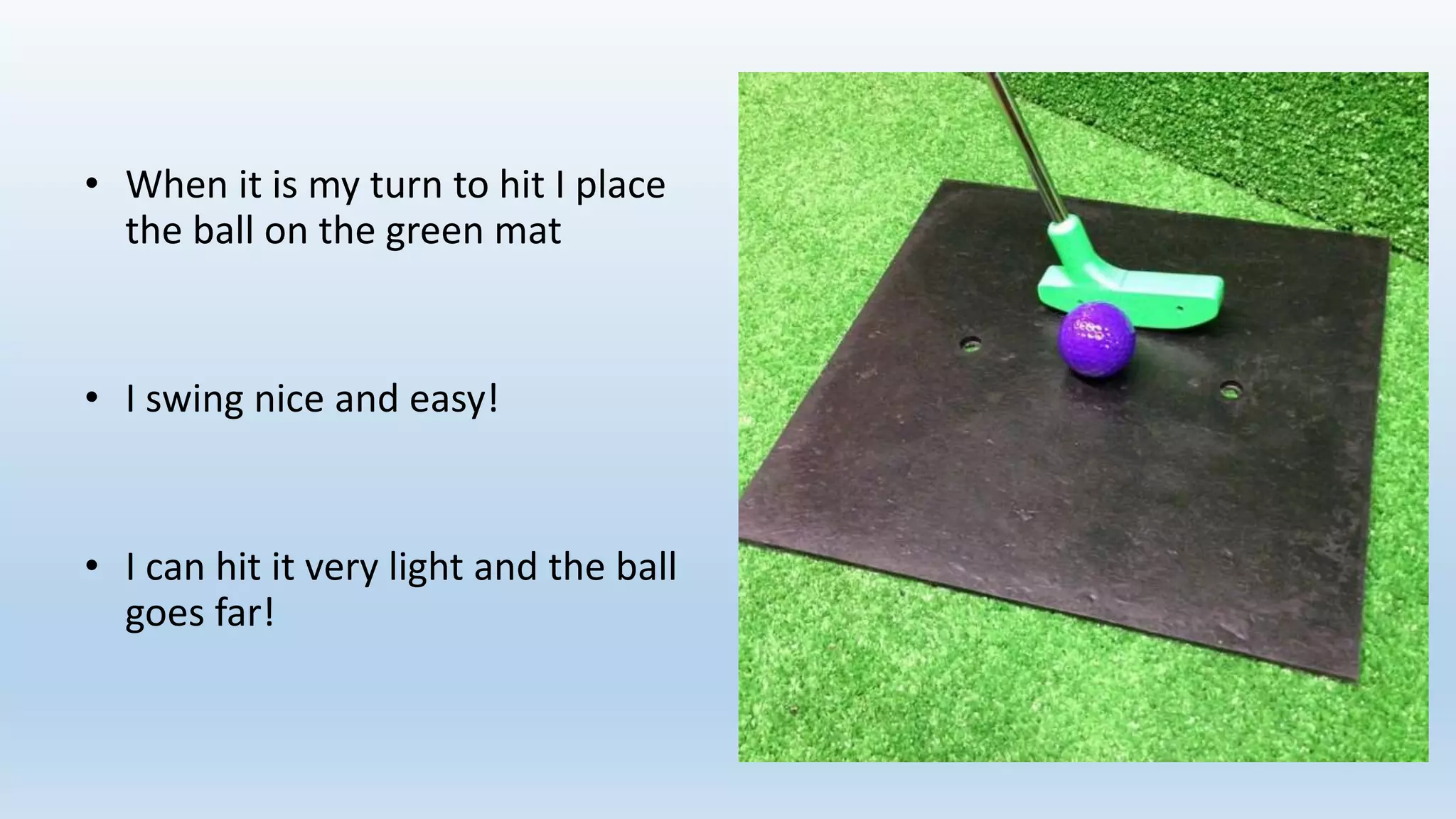 How to Play Minature Golf | PPT