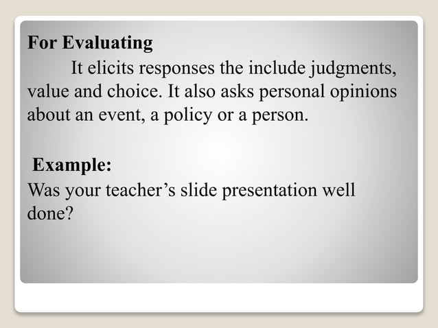 effective question and reacting techniques | PPTX