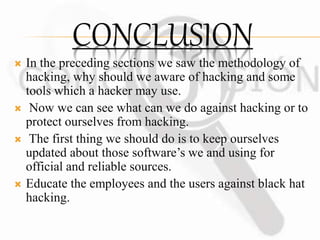 PowerPoint Presentation On Ethical Hacking in Brief (Simple) | PPT