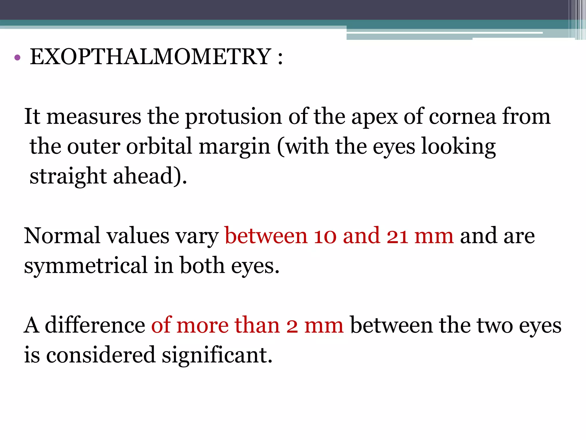 PROPTOSIS | PPTX | Ear, Nose and Throat Conditions | Diseases and ...