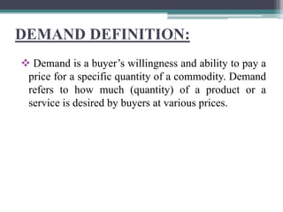 demand estimation by market research | PPTX | Sales | Business