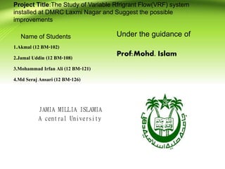 Variable refrigent | PPT