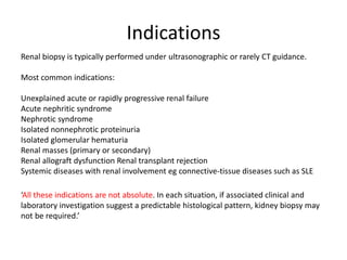 renal biopsy | PPTX