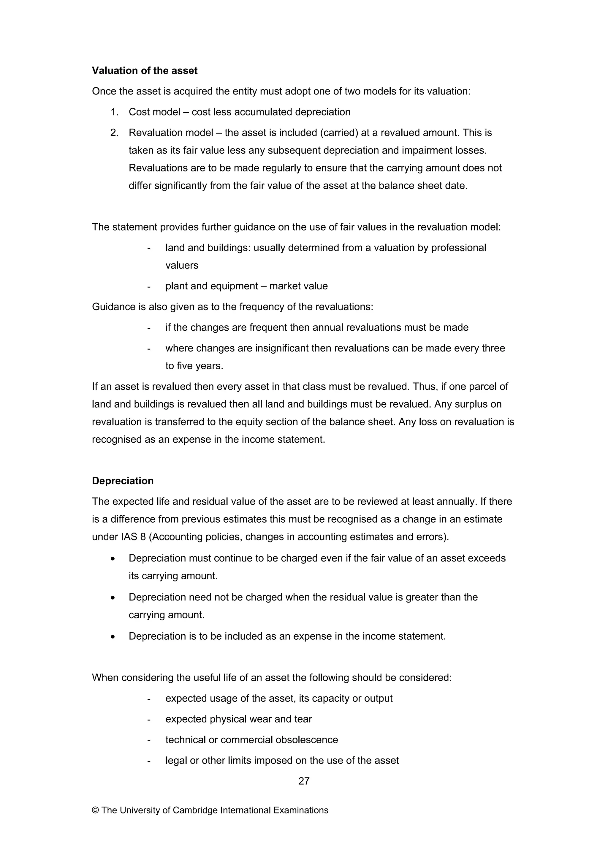 International Accounting Standards CIE Guidance for teachers 9706 A an ...