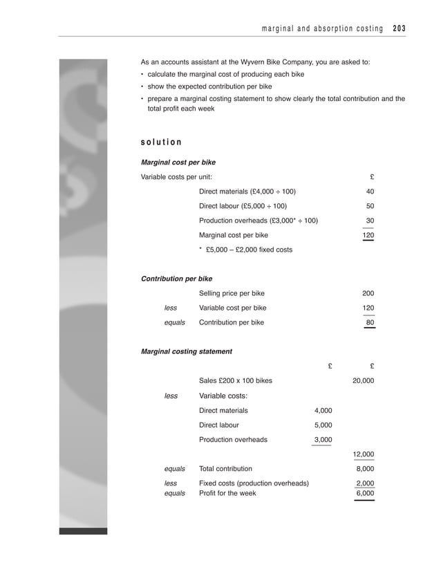 Marginal and absorption costing zimsec zimbabwe cambridge | PDF