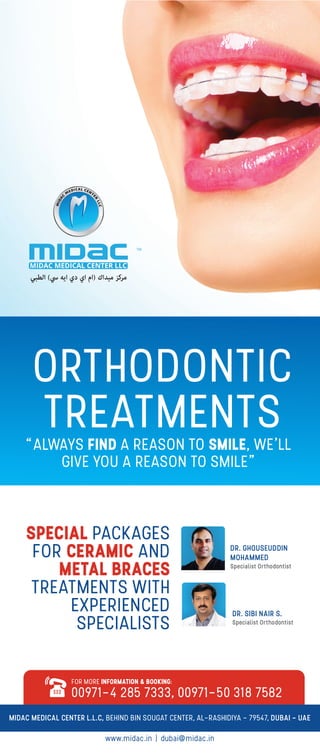 Dental Clinic Dubai ,UAE - Midac Medical Centre | PDF