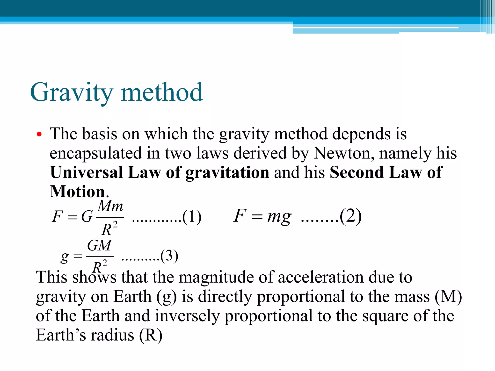 Gravity Method | PPTX