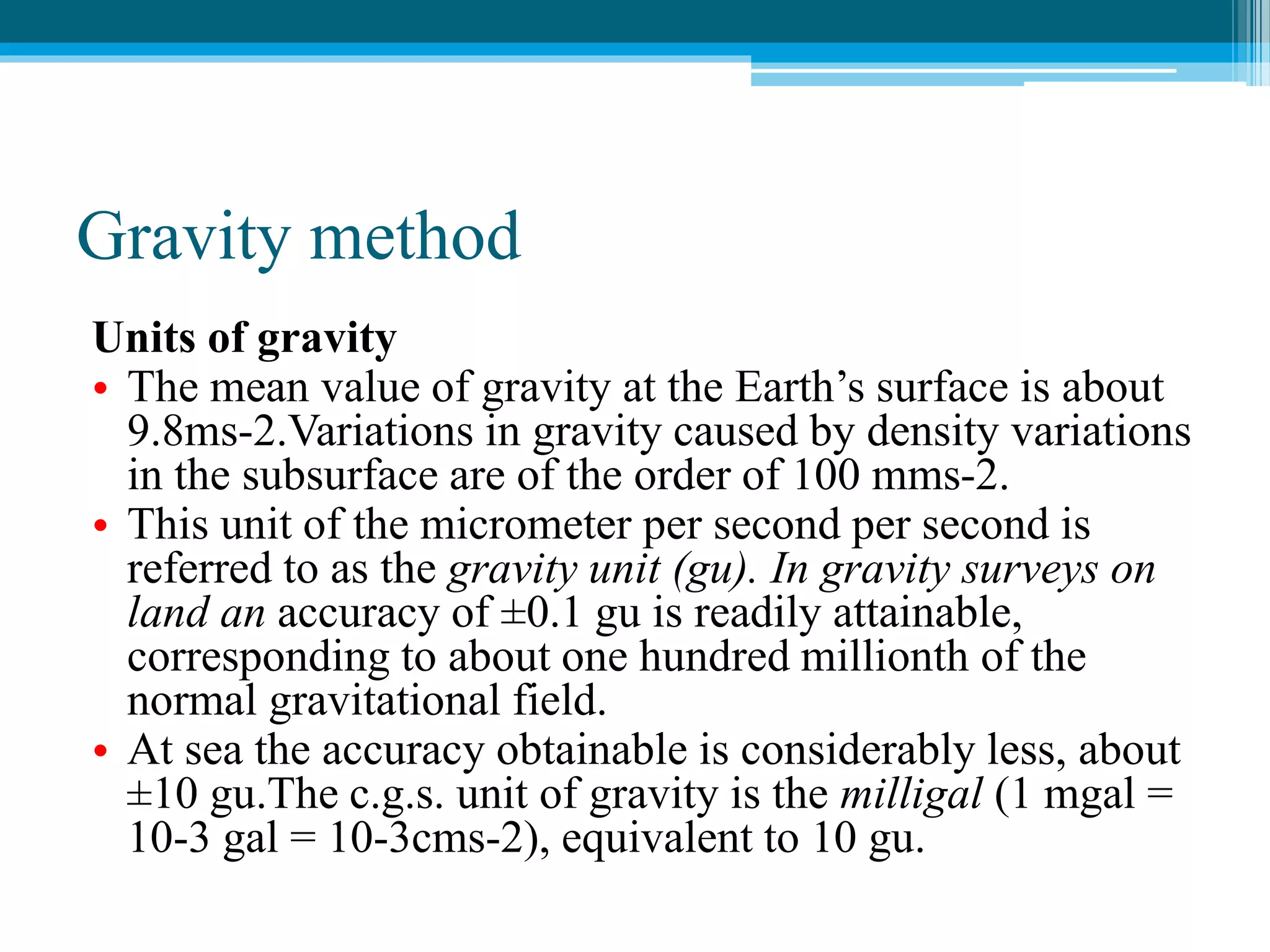 Gravity Method | PPTX