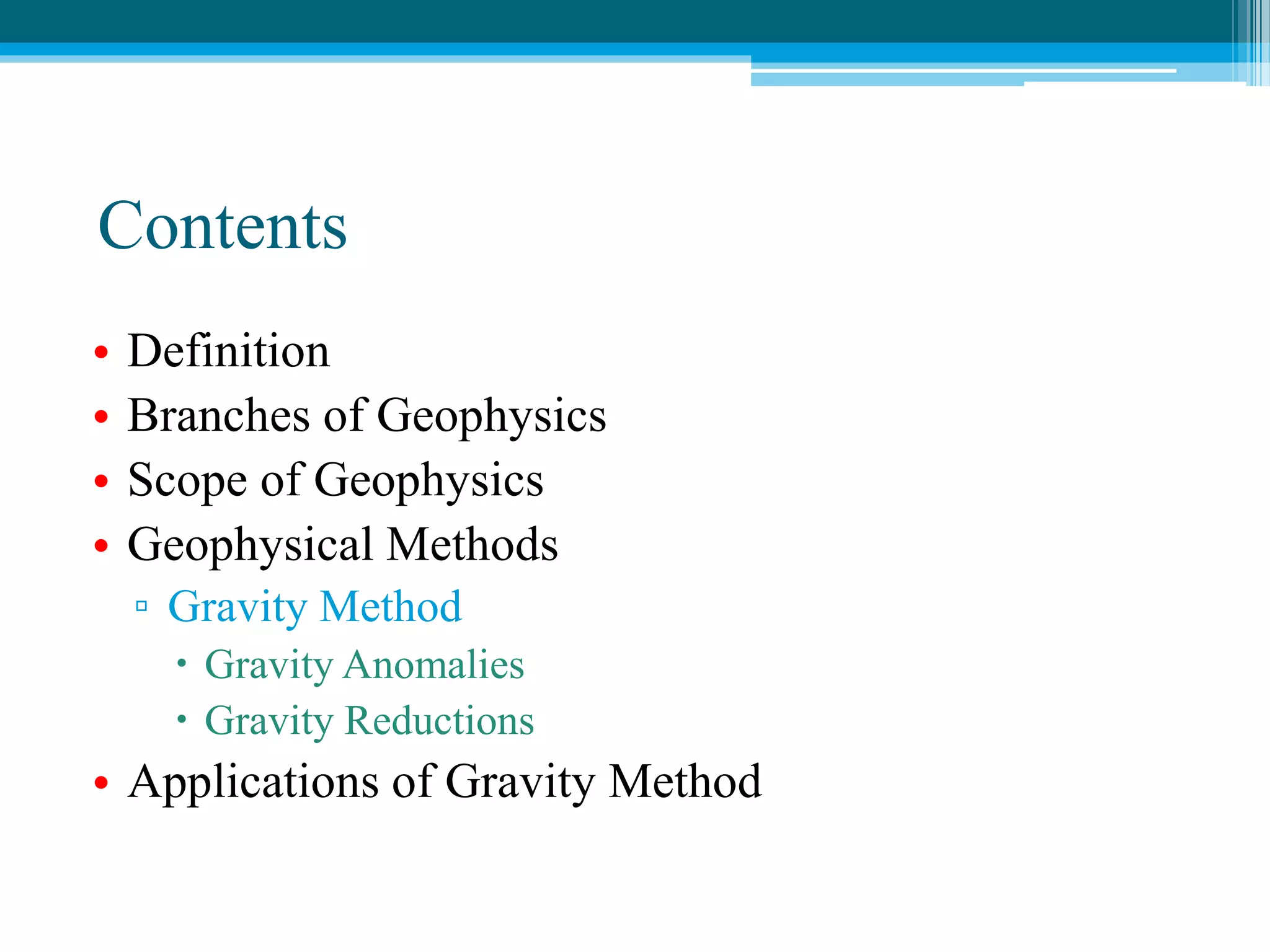 Gravity Method | PPTX