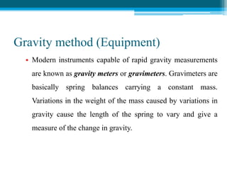 Gravity Method | PPTX