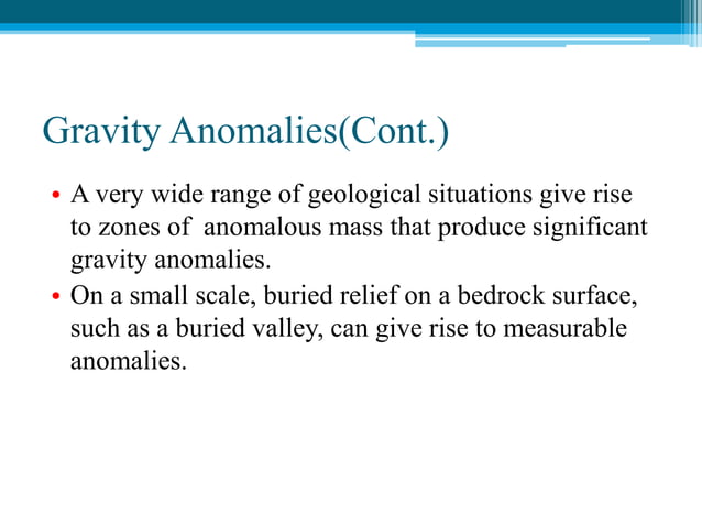 Gravity Method | PPTX | Geology | Science