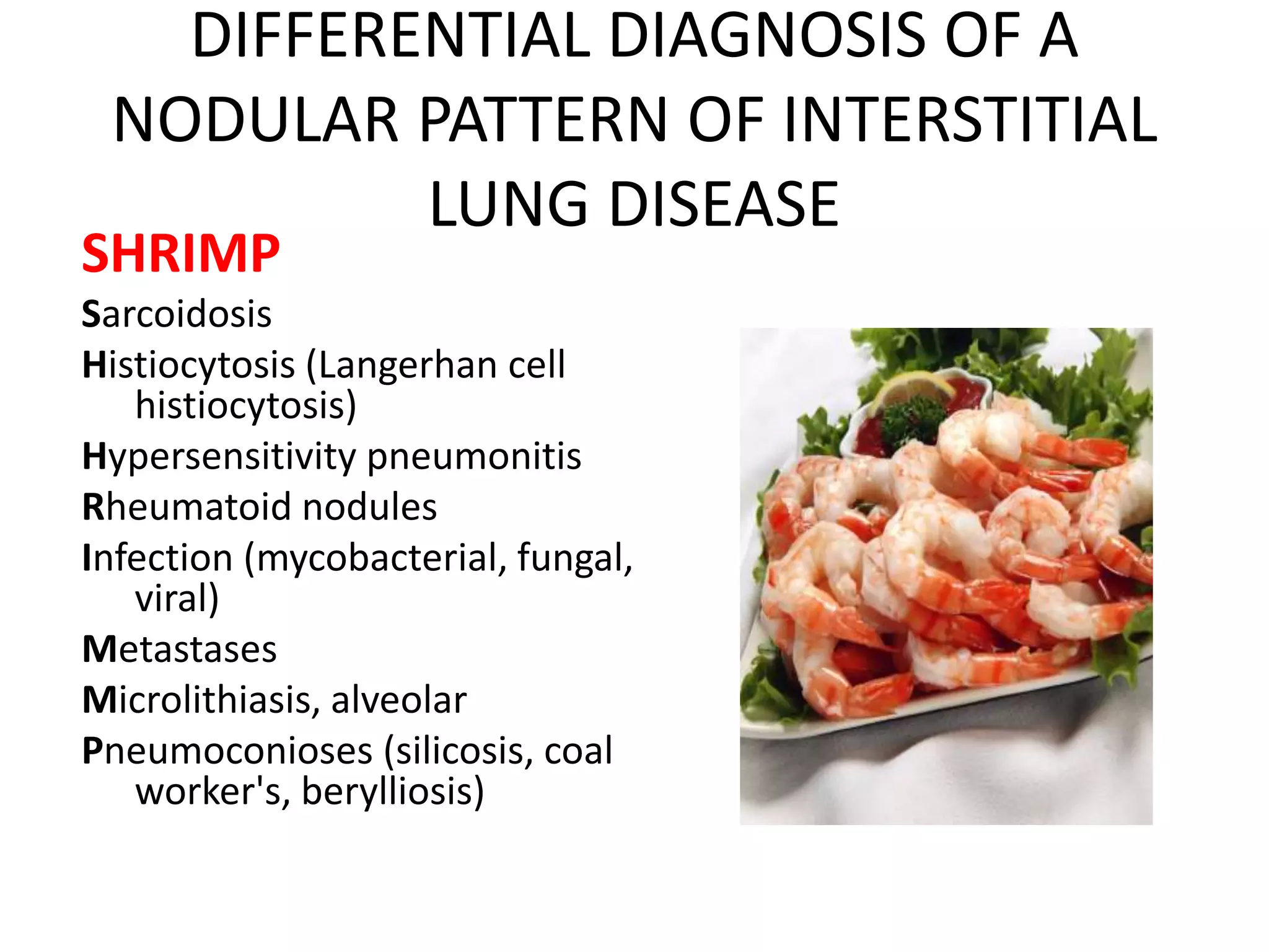 interstitial lung diseases | PPTX