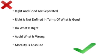 Deontological Theories And Moral Autonomy | PPTX