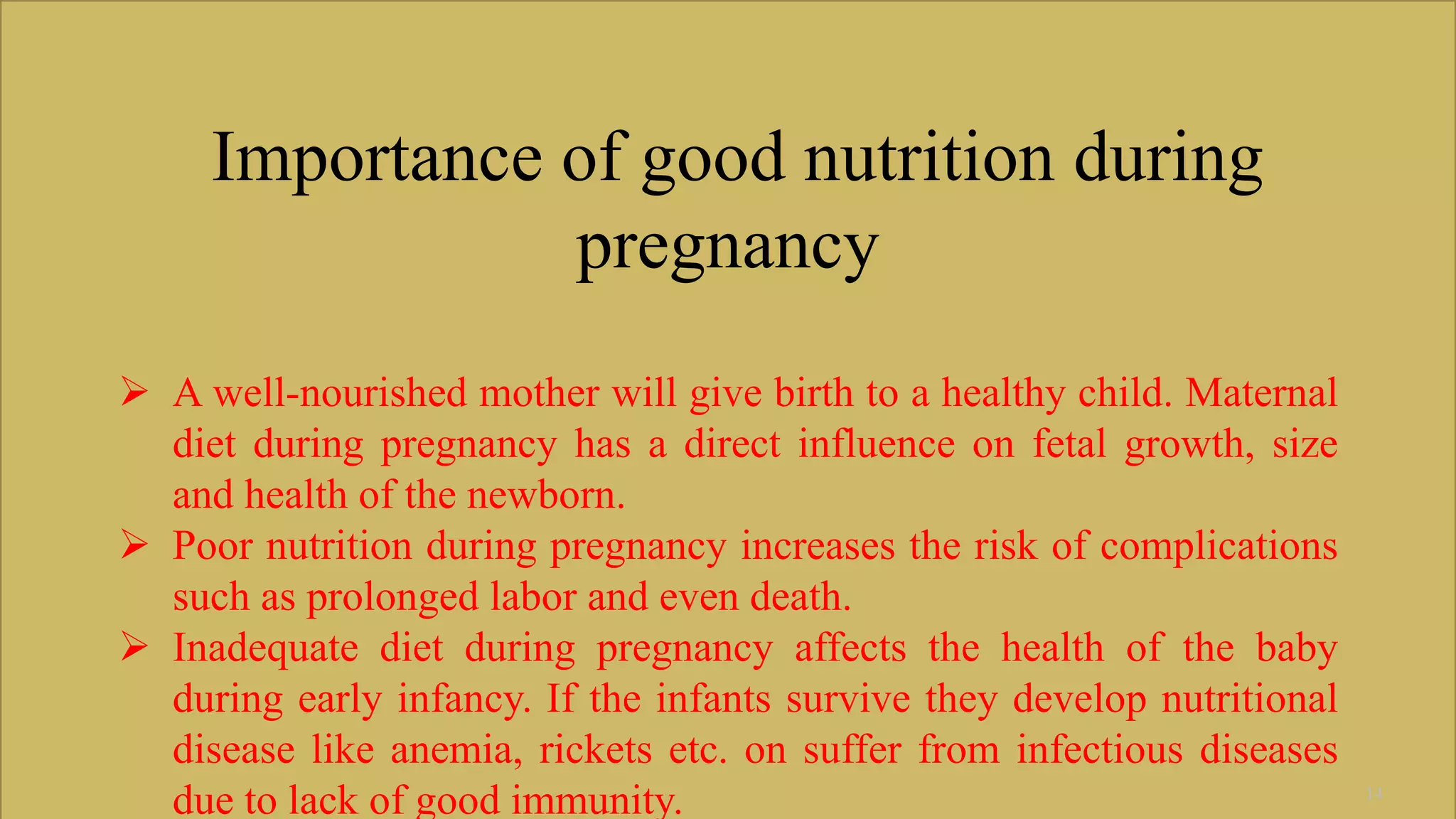 Maternal Nutrition | PPTX