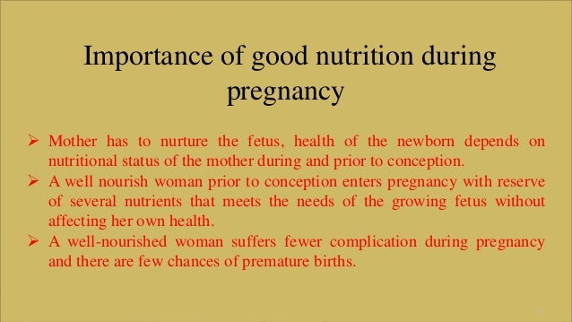 Maternal Nutrition