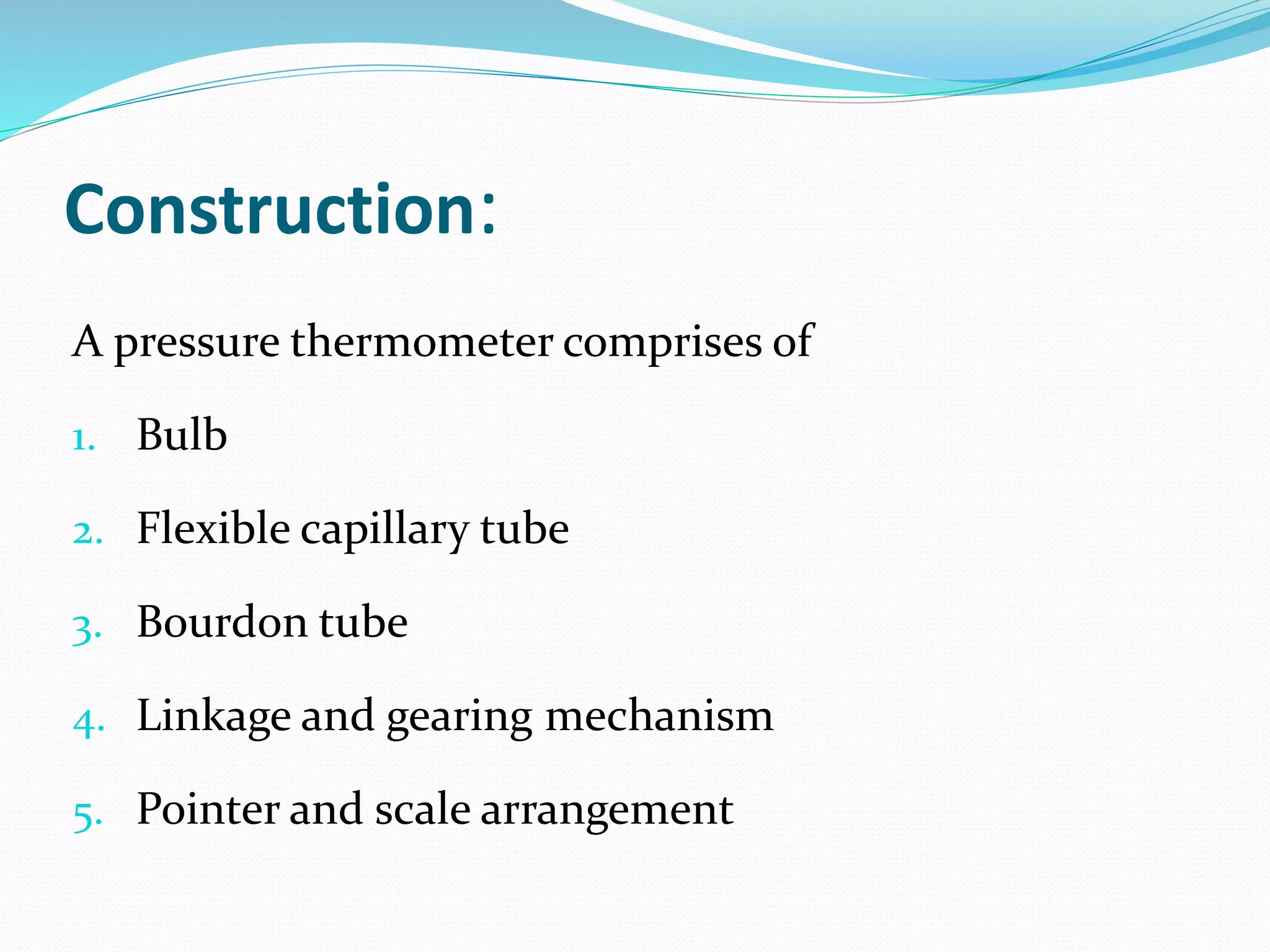Pressure Thermometer | PPTX