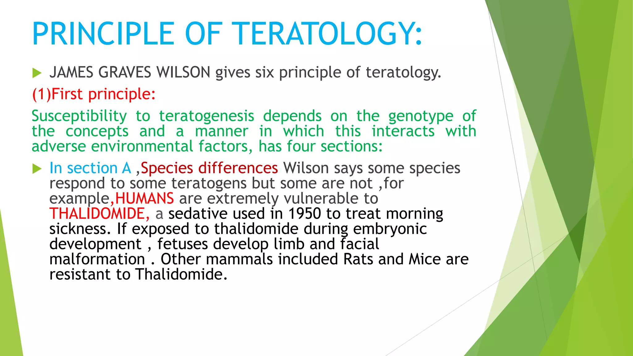 Teratology | PPTX