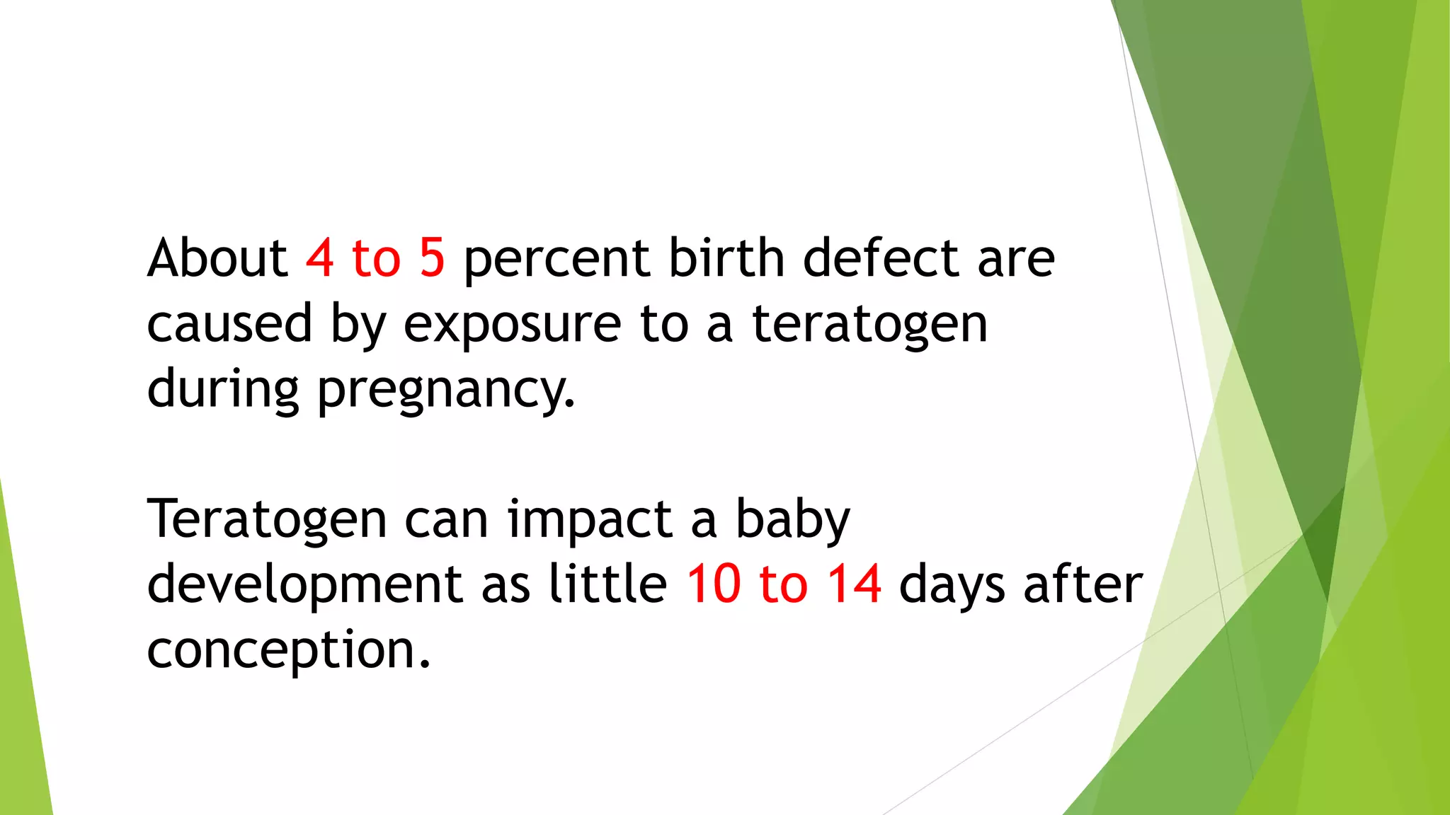 Teratology | PPTX